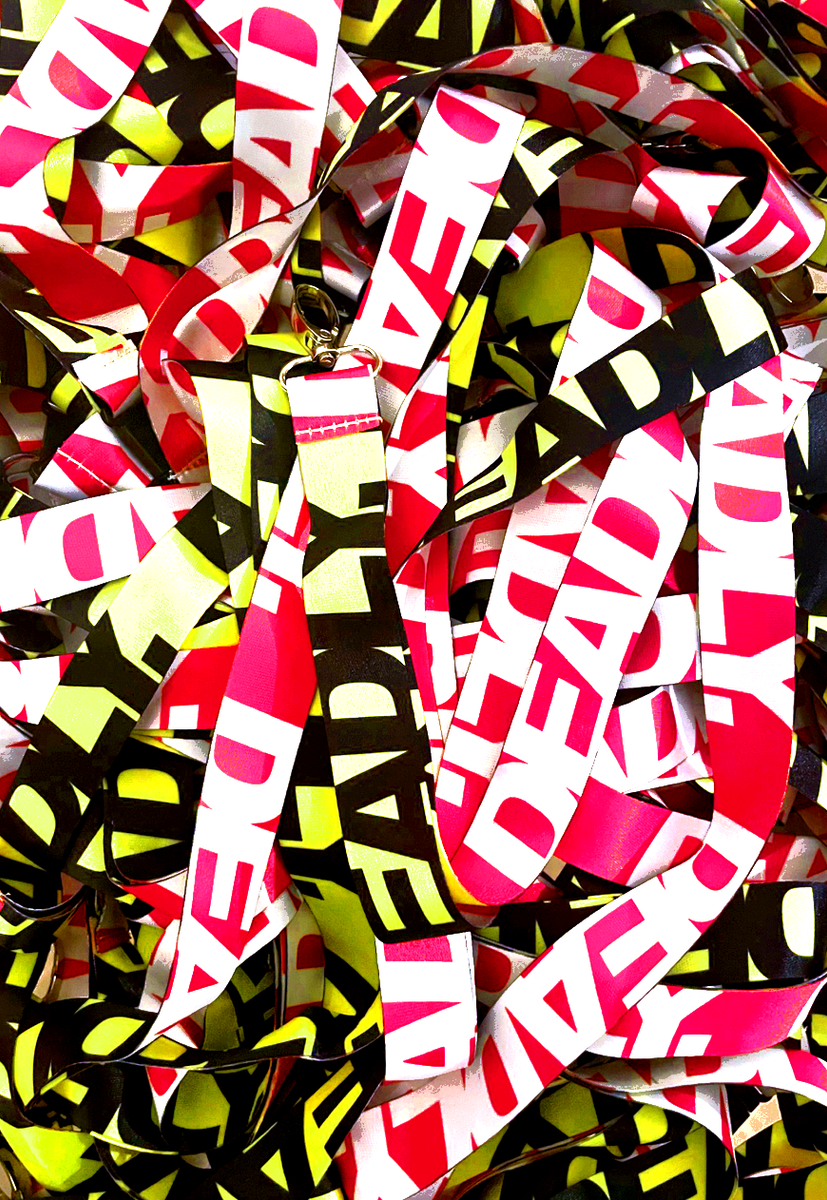 DEADLY. 50/50 Lanyard – DEADLY BRAND