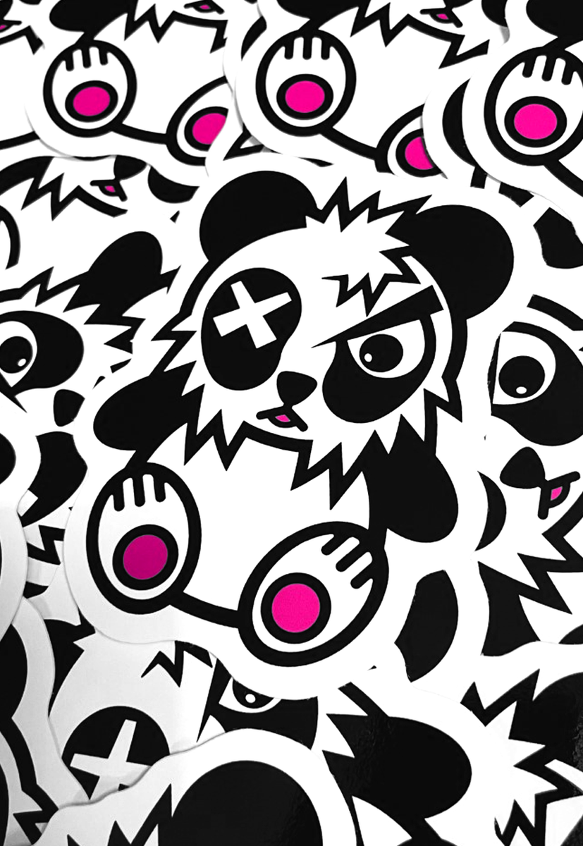 DEADLY. PANDA Sticker 10cm – DEADLY BRAND