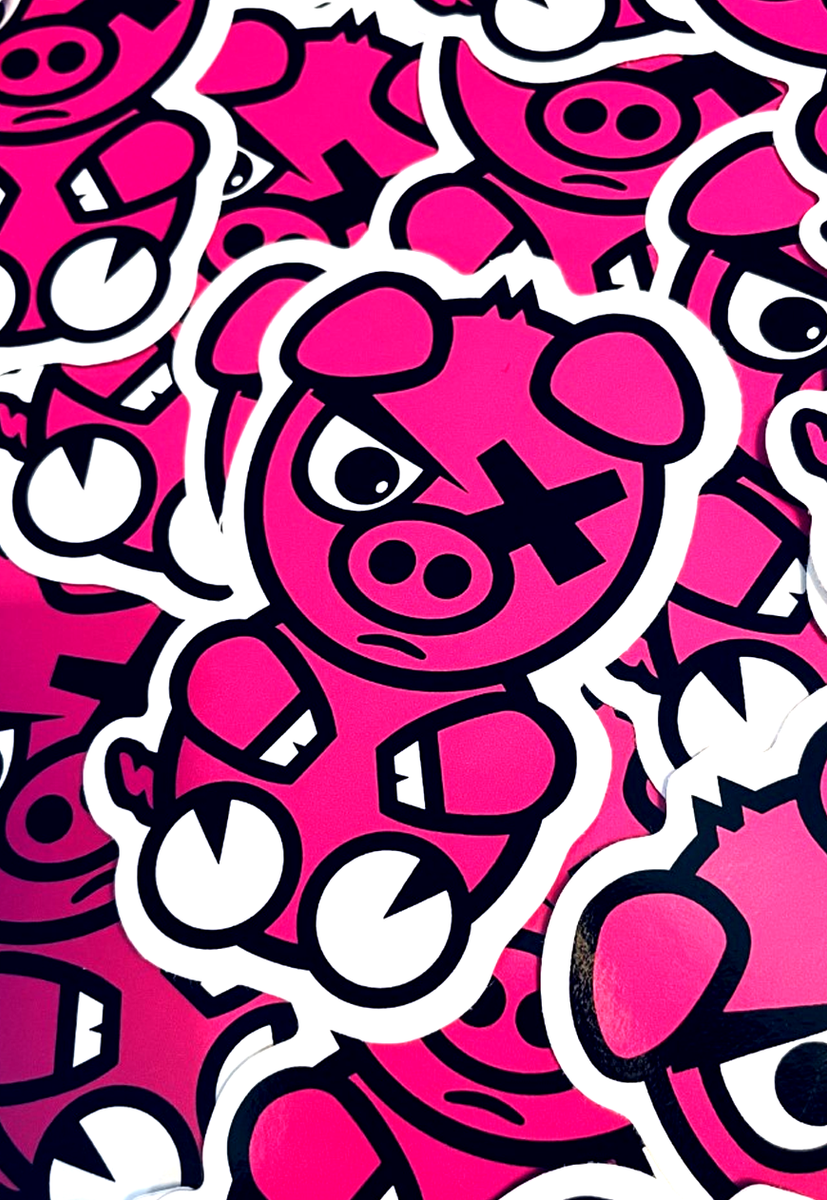 DEADLY. PIG Sticker 10cm – DEADLY BRAND