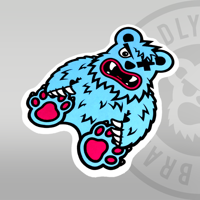 DEADLY. BEAR Sticker 10cm – DEADLY BRAND